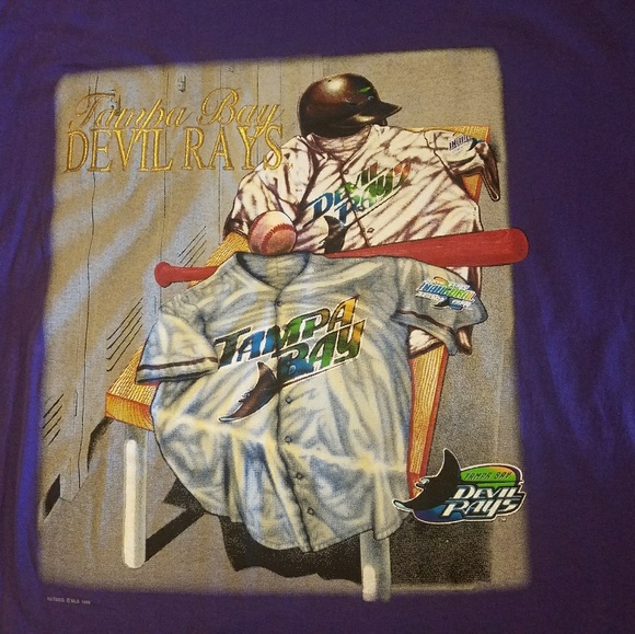 Vintage | Shirts | Vtg 9s Tampa Bay Devil Rays | Poshmark